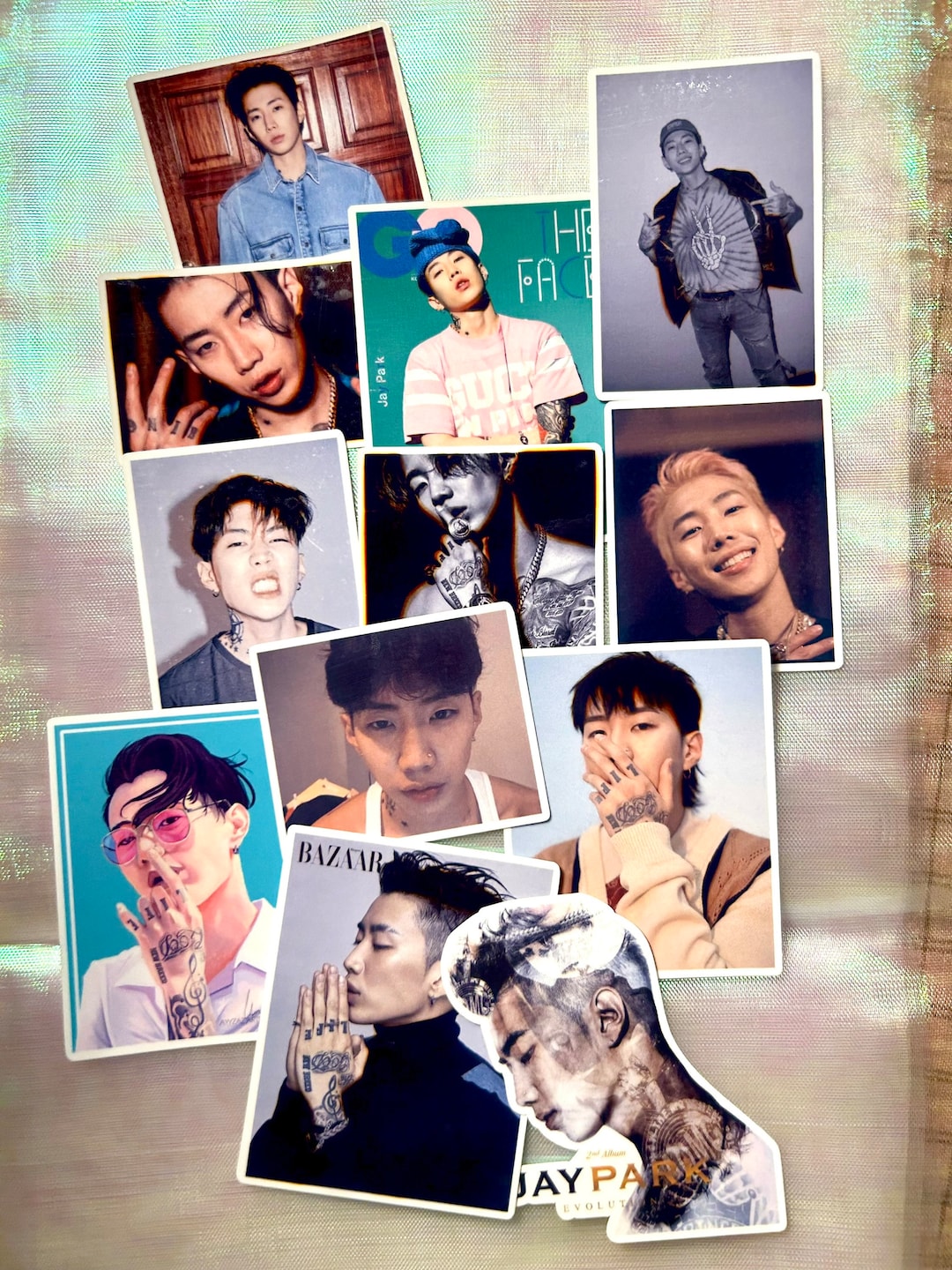 12 Pcs Jay Park Stickers Set / Waterproof Sticker Park Jae-beom Park Jaebeom 2PM AOMG Die Cut ...