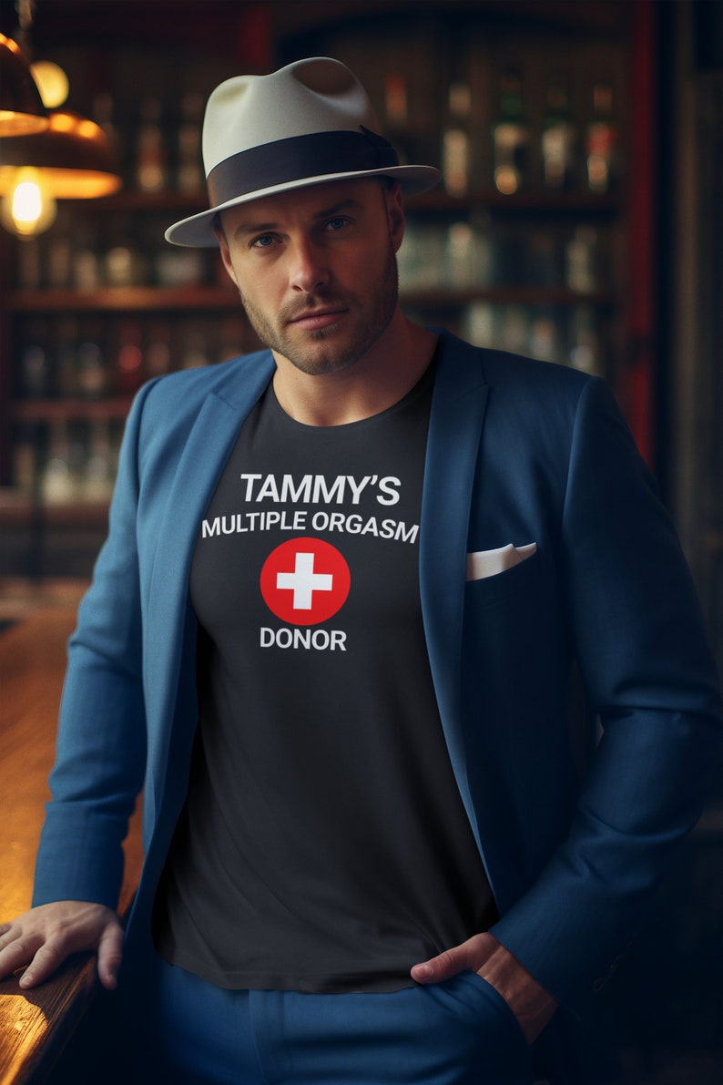 Multiple Orgasm Donor, Personalized Orgasm Donor Shirt, Groom Gift Multiple Orgasm Donor ...