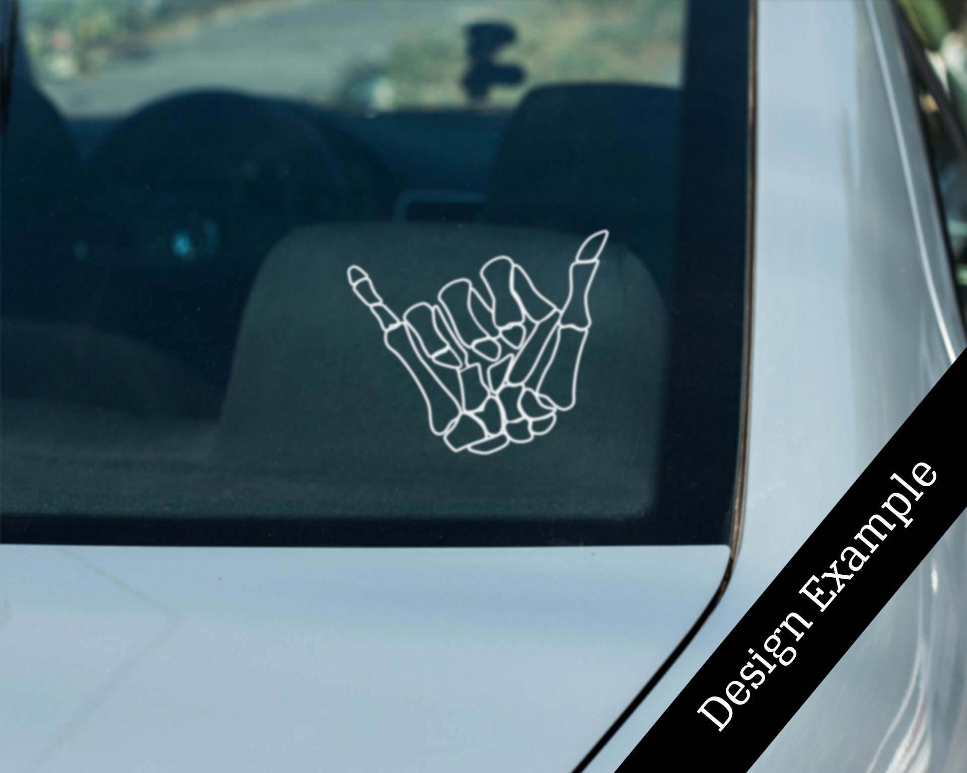 Skeleton Hand & Peace Signs SVG Tattoo Decal T-shirt Sticker Art Cricut ...