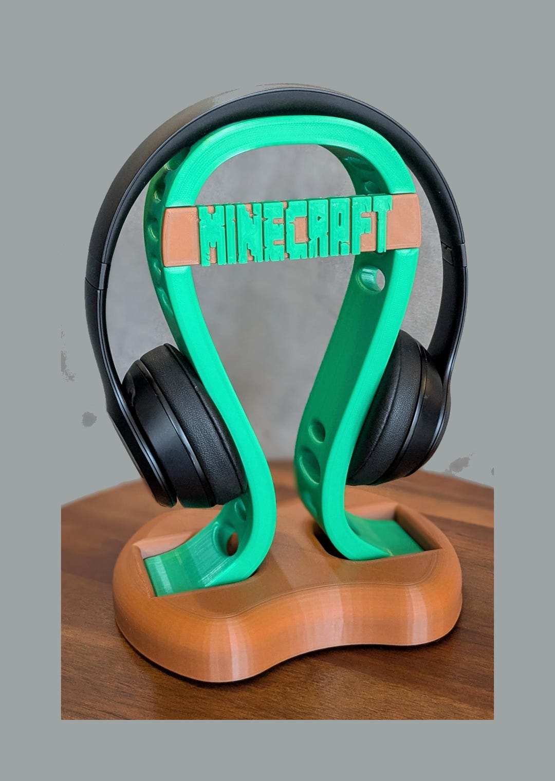 Minecraft Headphone Stand – Personalized Gamer Gift | Headset Stand ...