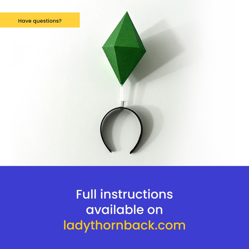 Sims Plumbob Template - Etsy