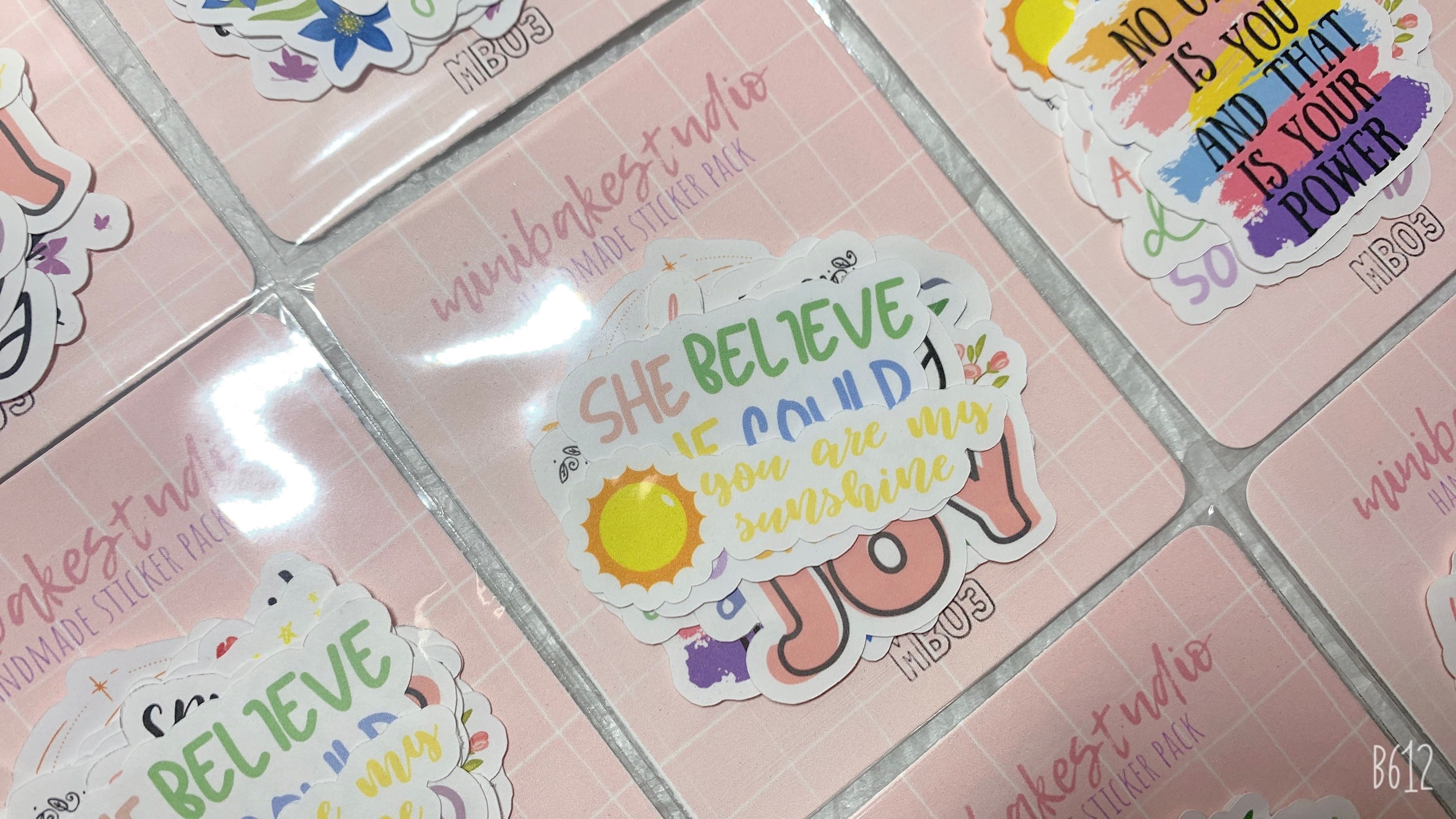 12 Positive Stickers Pack/positivity Quotes/positivity Quote Stickers ...