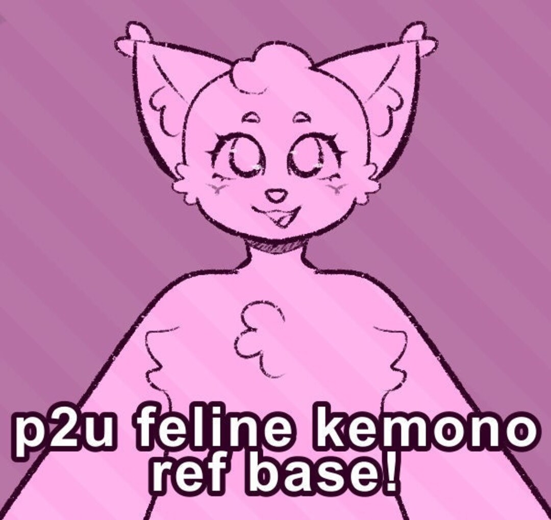 P2U BASE - Feline Kemono Ref - Etsy
