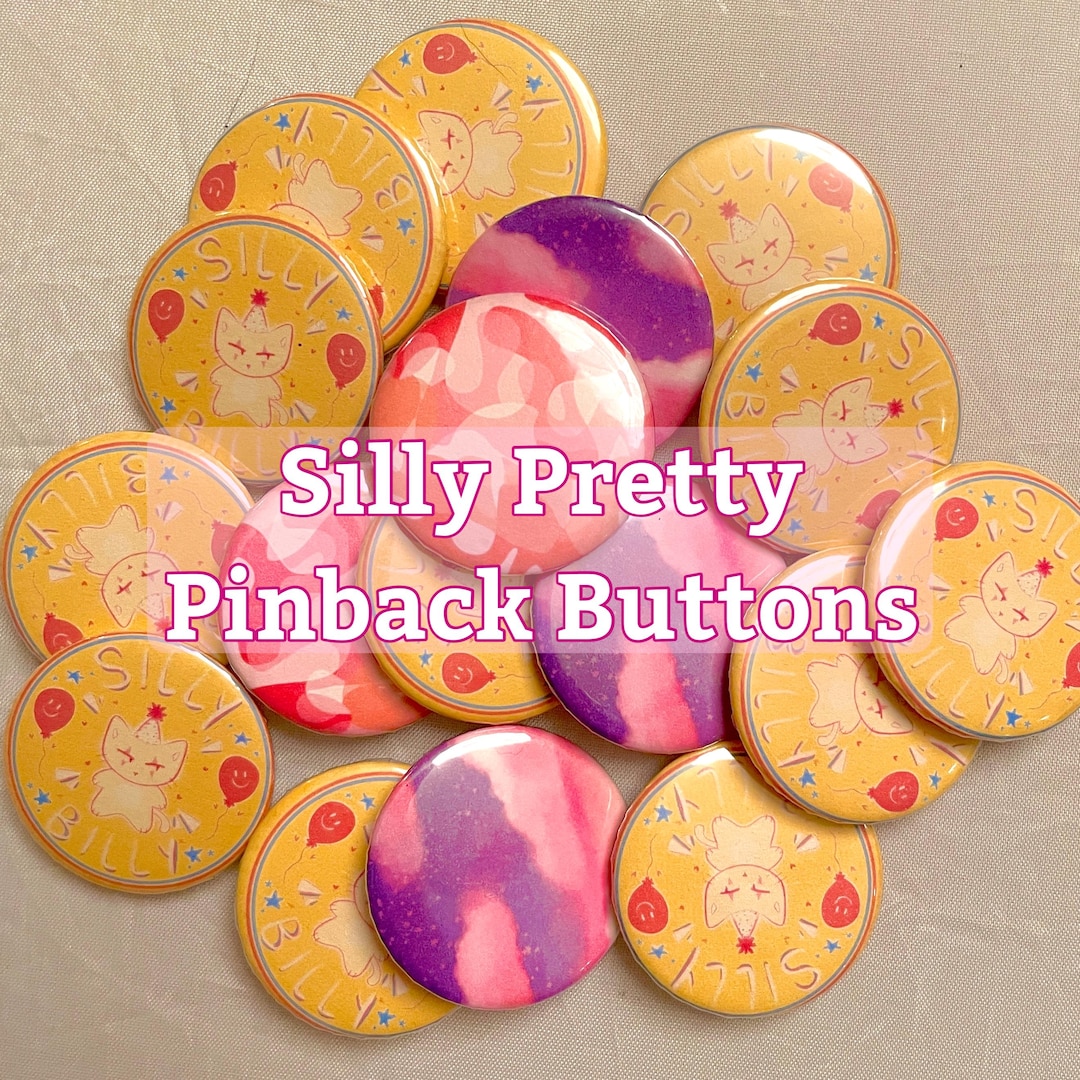 Silly Pretty Buttons! - Etsy