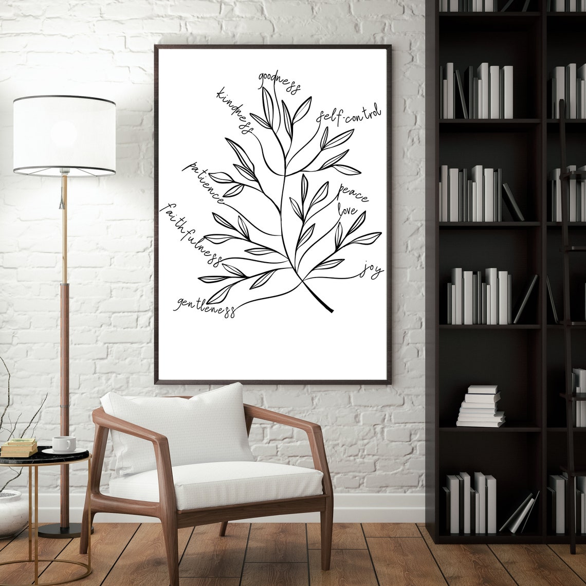 Fruit of the Spirit Printable Wall Art, Love Faithfulness Patience ...