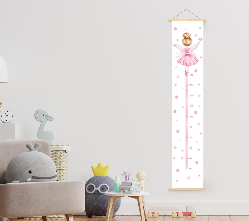 Height Chart for Children Growth Chart Ballerina - Etsy
