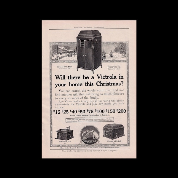 Victor Talking Machine - Etsy