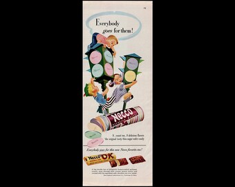 1948 Brach's Candy Corn Halloween Magazine Ad - Etsy