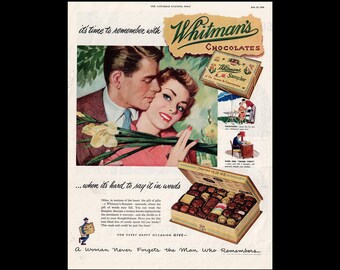1948 Brach's Candy Corn Halloween Magazine Ad - Etsy