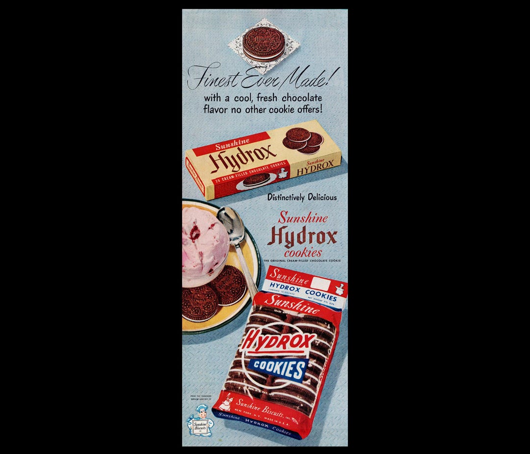 1949 Hydrox Cookies Magazine Ad - Etsy