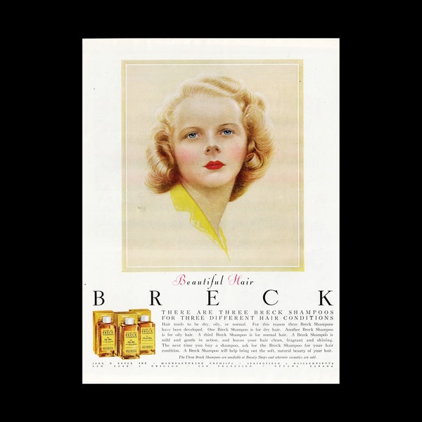Breck Shampoo - Etsy