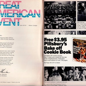 1969 Pillsbury's America's 20th Bake-off Pamphlet/booklet Cookbook - Etsy