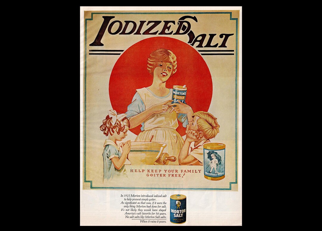 1968 Morton's Salt "1927" Magazine Ad - Etsy