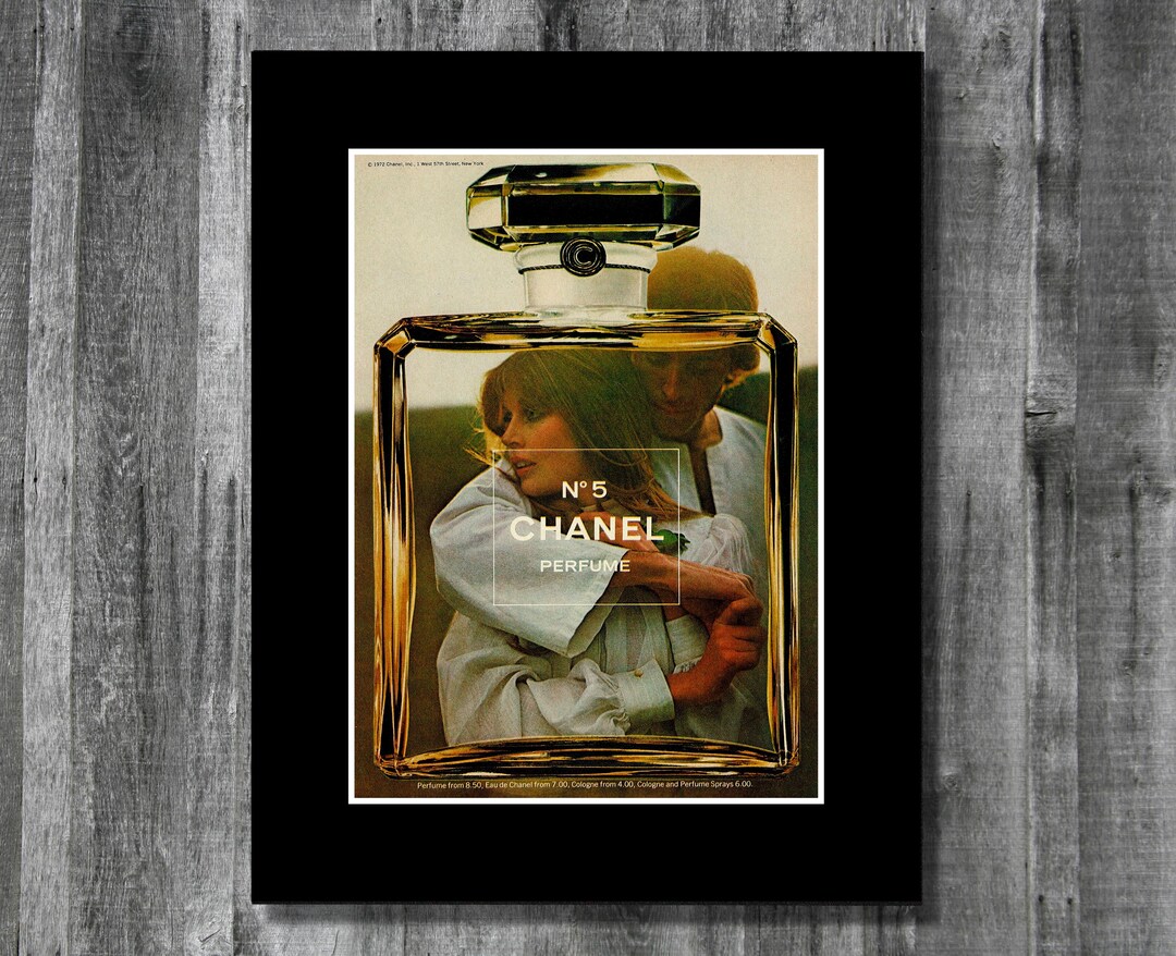 1972 Chanel No. 5 MATTED Perfume Magazine Ad, Beauty Advertising ...