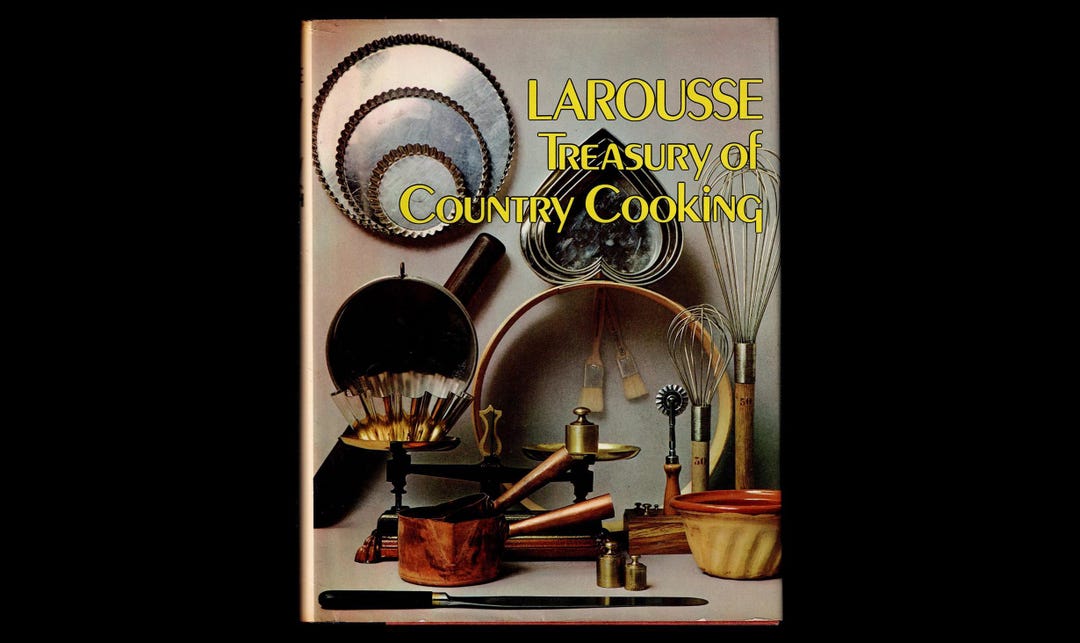 1975 Larousse Treasury of Country Cooking Cookbook - Etsy