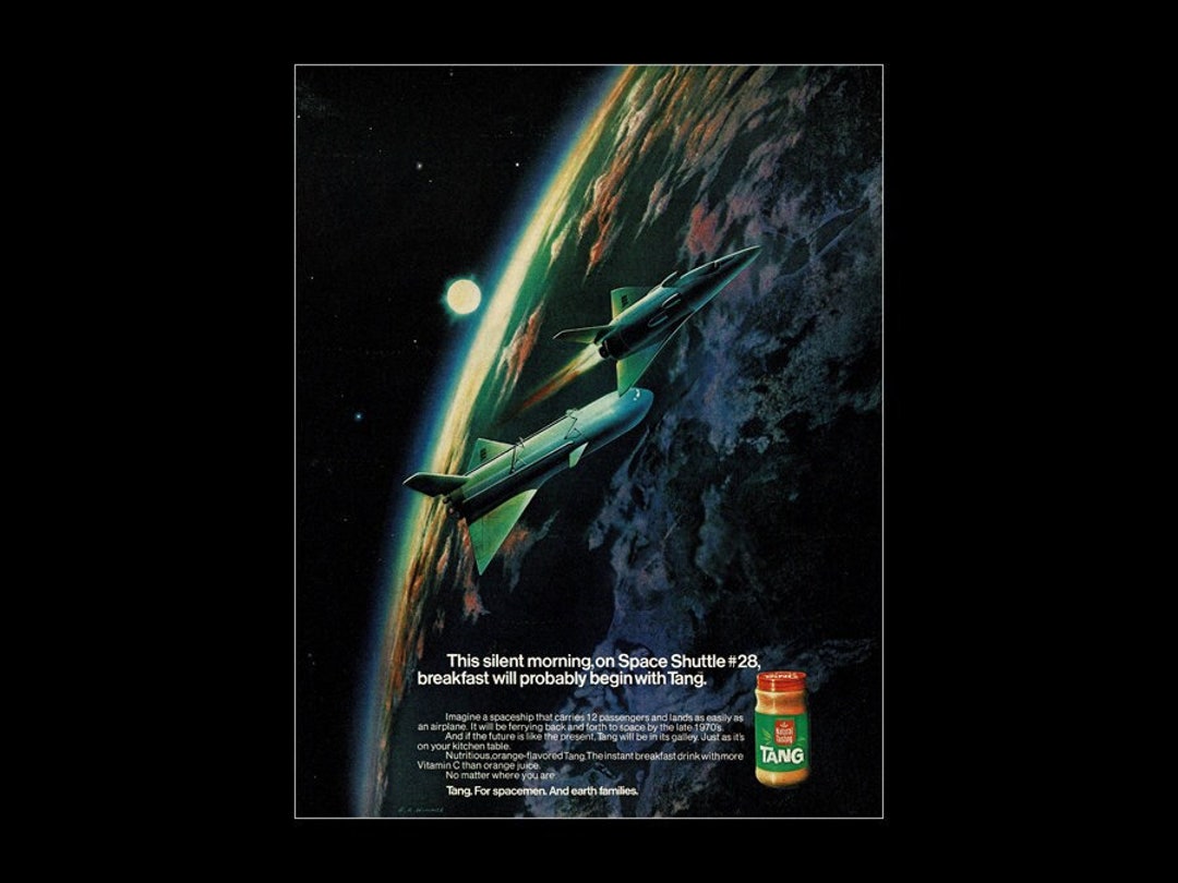 1971 Tang "space Shuttle #28" Instant Breakfast Drink Original Magazine ...