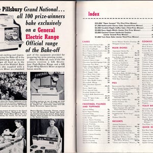 1955 Pillsbury's 6th Grand National 100,000 Recipe and Baking Contest ...