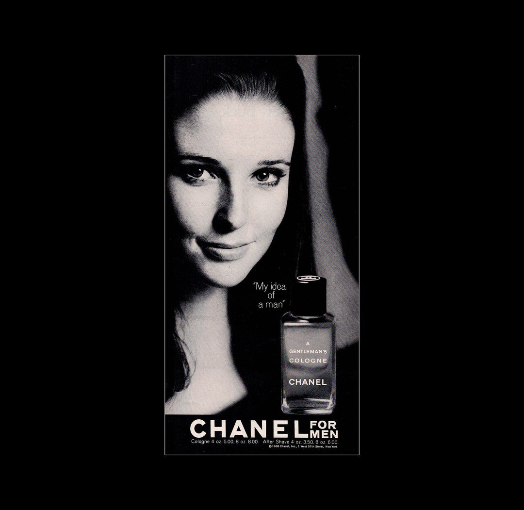 1968 Chanel Gentleman's Cologne Magazine Ad - Etsy
