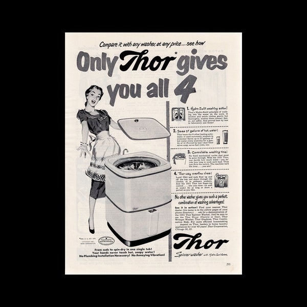 Thor Washing Machine - Etsy