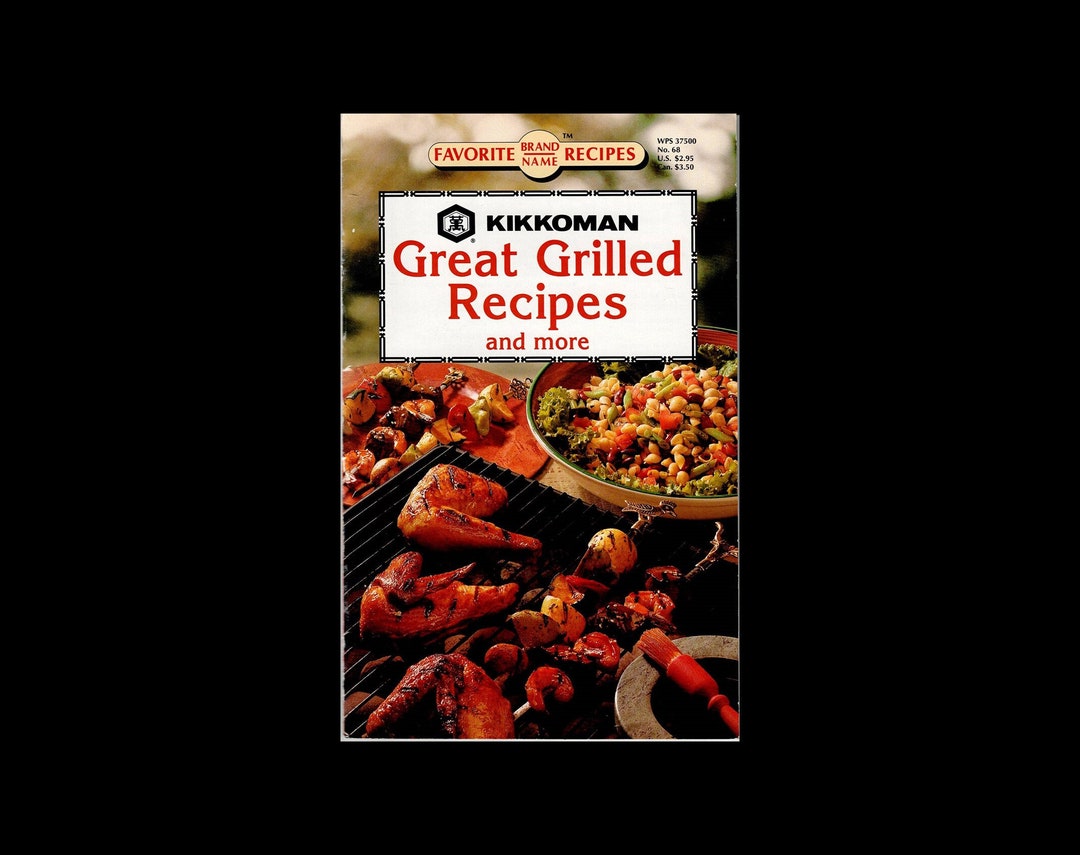 1994 Kikkoman Great Grilled Recipes and More Cookbook Pamphlet/booklet ...