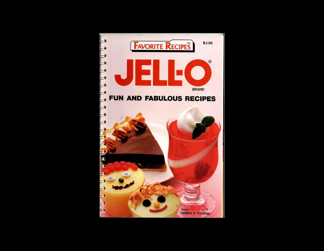 1988 Jello Fun & Fabulous Recipes Booklet Cookbook - Etsy