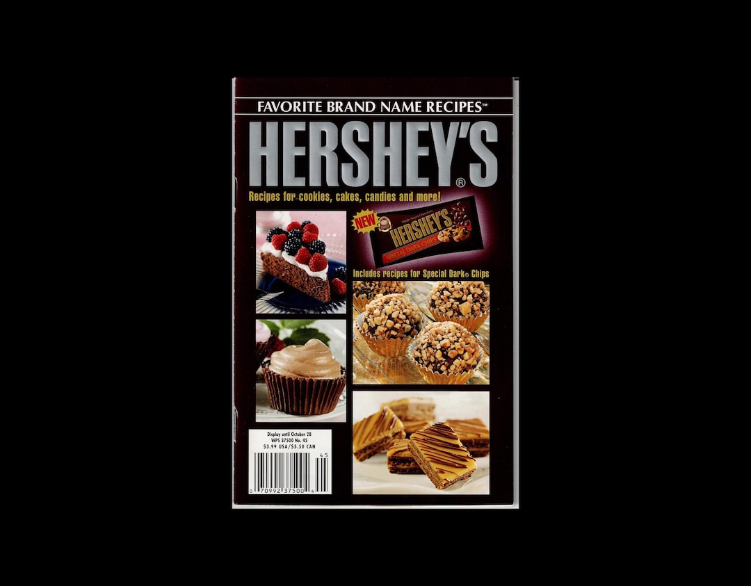Hershey's Recipes for Cookies, Cakes, Candies and More Cookbook Booklet ...