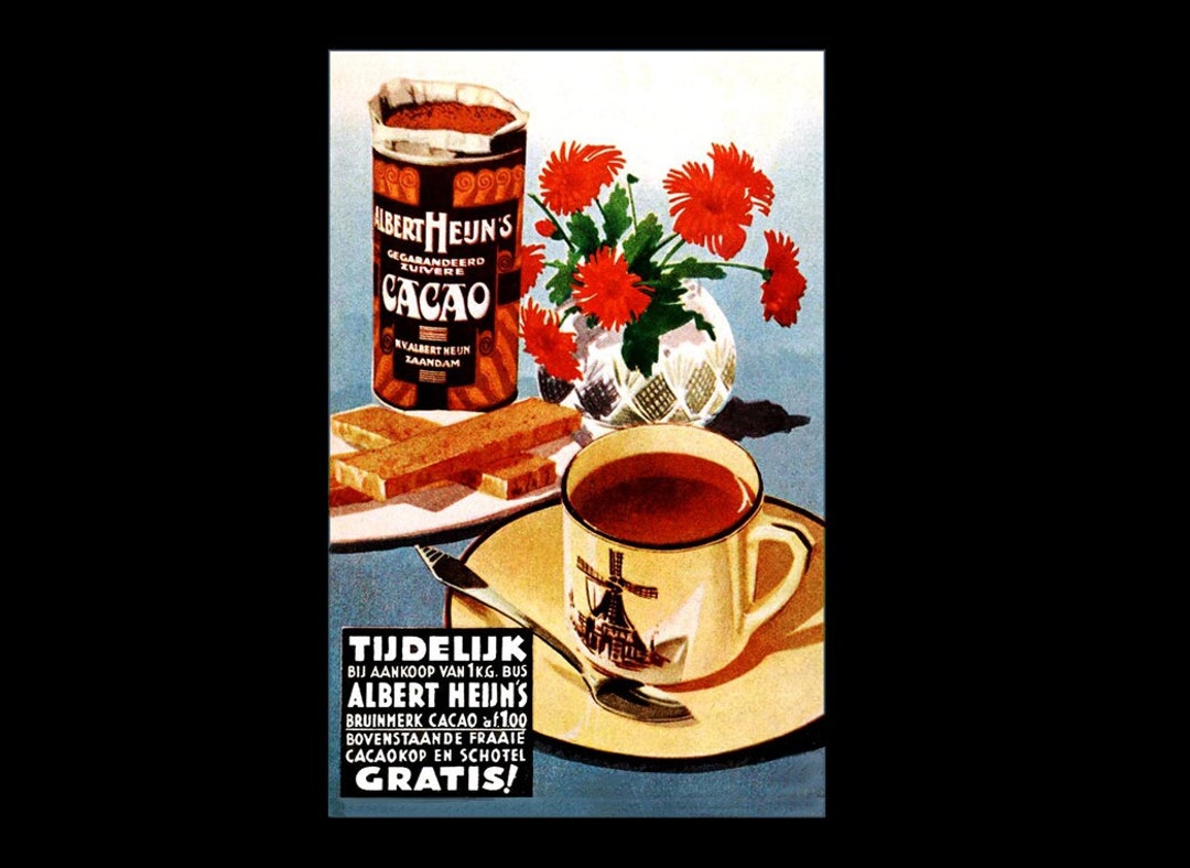 Albert Heijns Dutch Cocoa/coffee Poster Art Print - Etsy