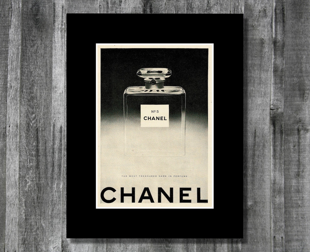 1950s Chanel No. 5 MATTED Perfume Magazine Ad, Beauty Advertising ...