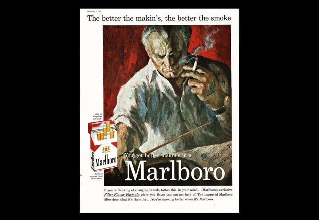 1959 Marlboro Cigarettes "musician Composer" Magazine Ad - Etsy