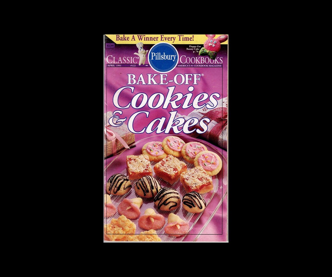 1991 Pillsbury Bake-off Cookies & Cakes Cookbook Booklet/pamphlet - Etsy