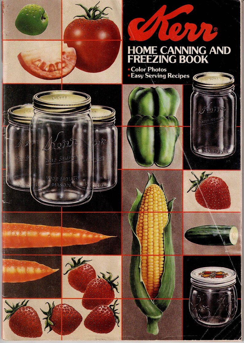 1986 Kerr Home Canning & Freezing Book Cookbook Booklet - Etsy