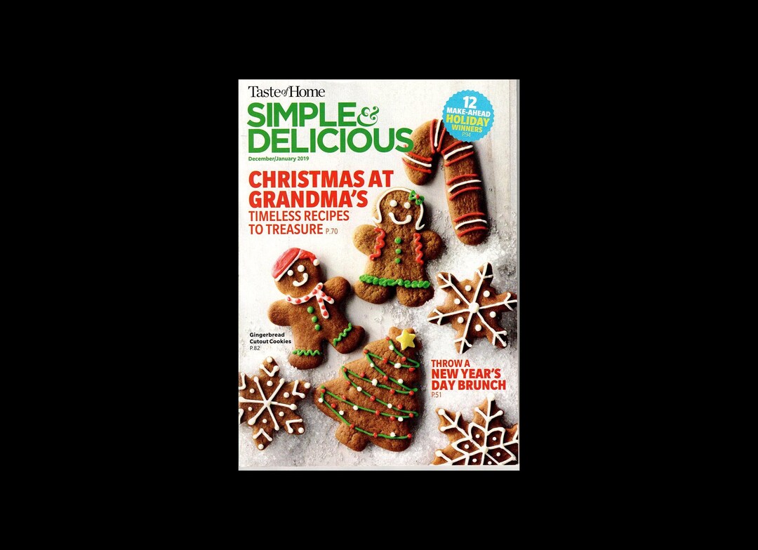 Taste of Home Simple & Delicious Christmas at Grandma's Cookbook ...
