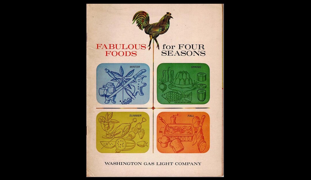 1964 Fabulous Foods for Four Seasons Cookbook Booklet/pamphlet by ...
