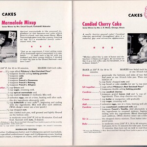 1955 Pillsbury's 6th Grand National 100,000 Recipe and Baking Contest ...