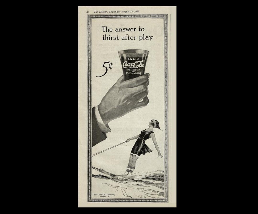 1922 Coca-cola Soda Pop Magazine Ad - Etsy