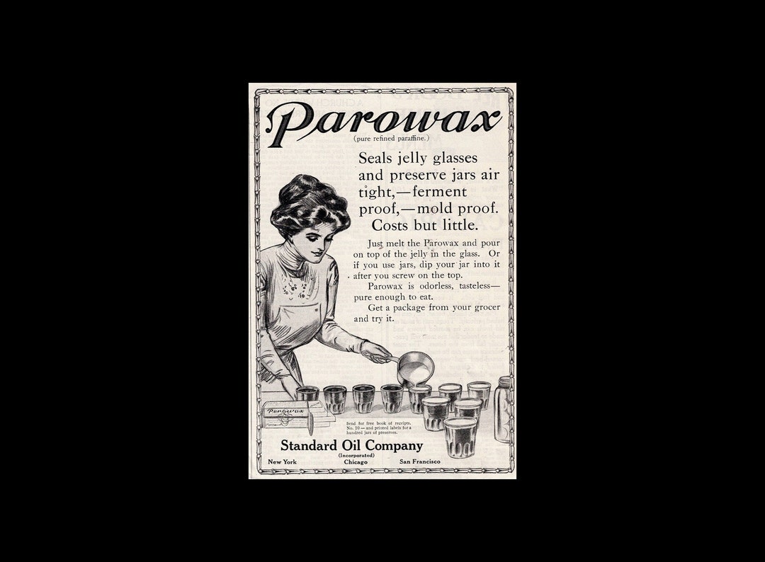 1911 Parowax Home Canning Magazine Ad - Etsy