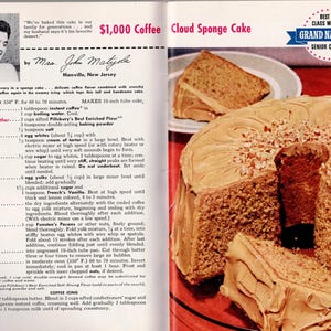 1955 Pillsbury's 6th Grand National 100,000 Recipe and Baking Contest ...