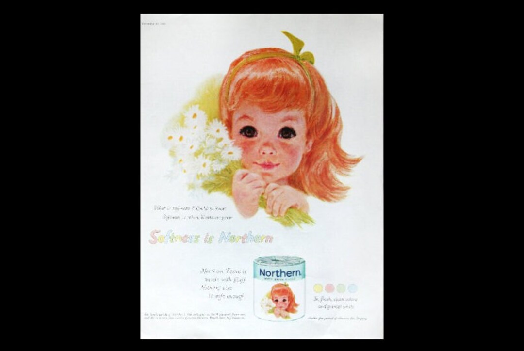1959 Northern Tissue Magazine Ad, American Beauties by Frances Hook ...