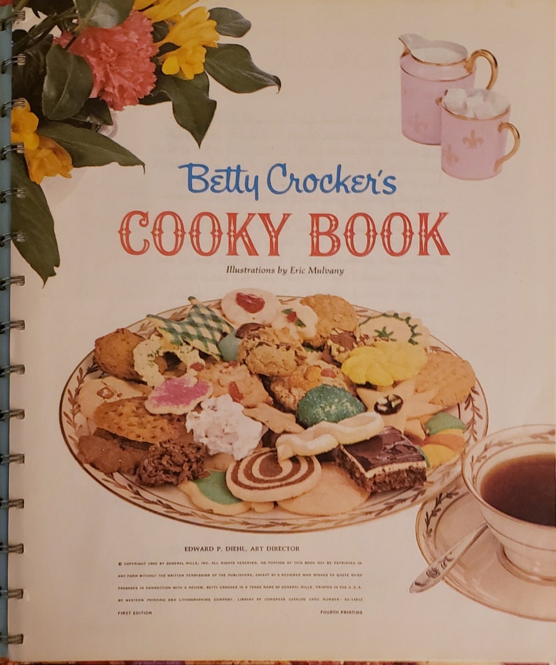 1963 Betty Crocker Cooky Book Cookbook 1st Edition - Etsy