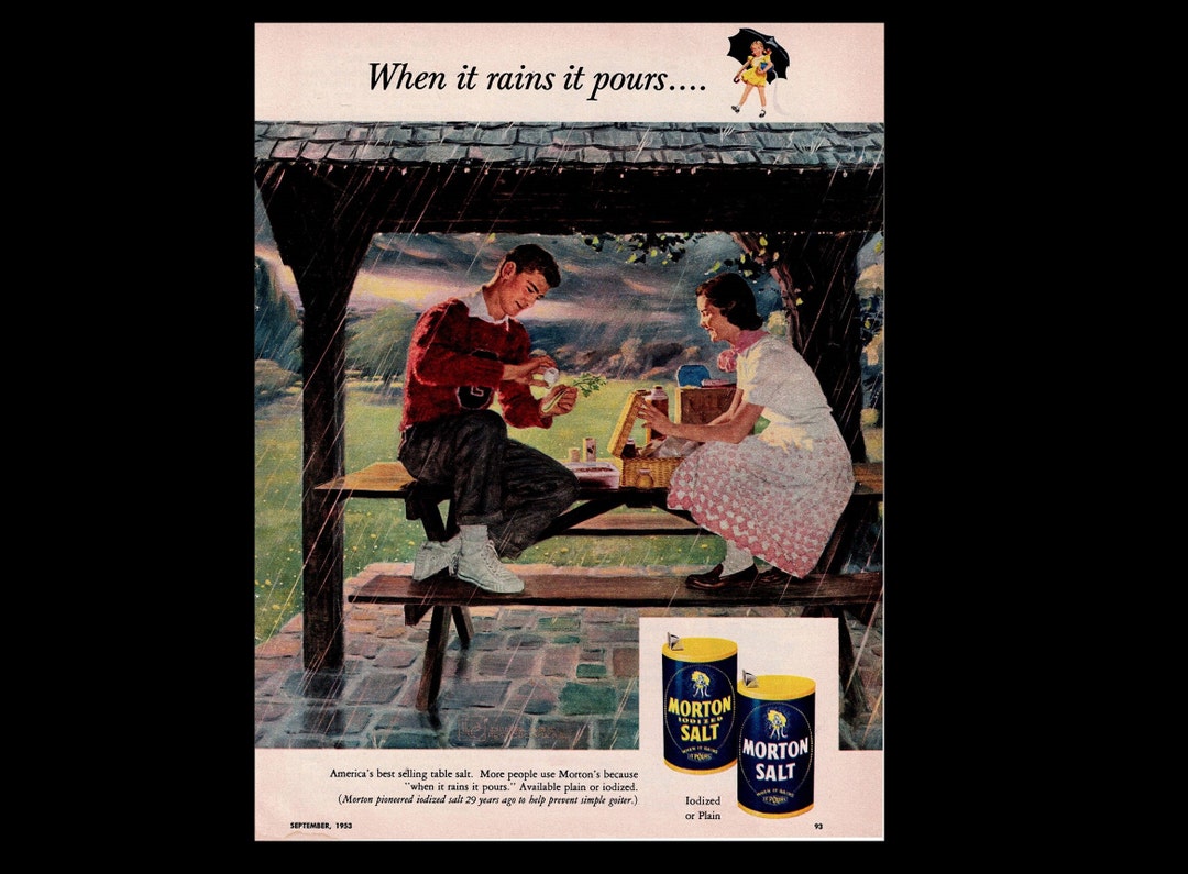 1953 Morton's Salt Magazine Ad - Etsy
