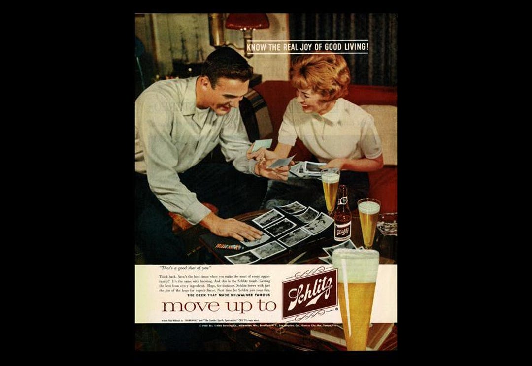 1960 Schlitz Milwaukee Beer "monopoly Game Night" Retro Magazine Ad - Etsy
