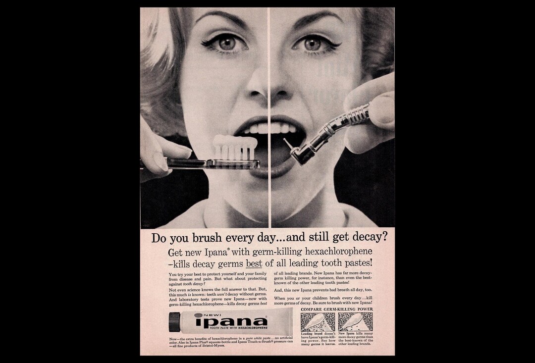 1960 Ipana Toothpaste Magazine Ad, Tooth Paste - Etsy