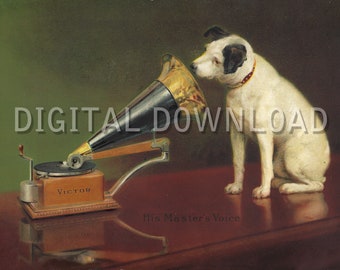 Rca Victor Nipper - Etsy