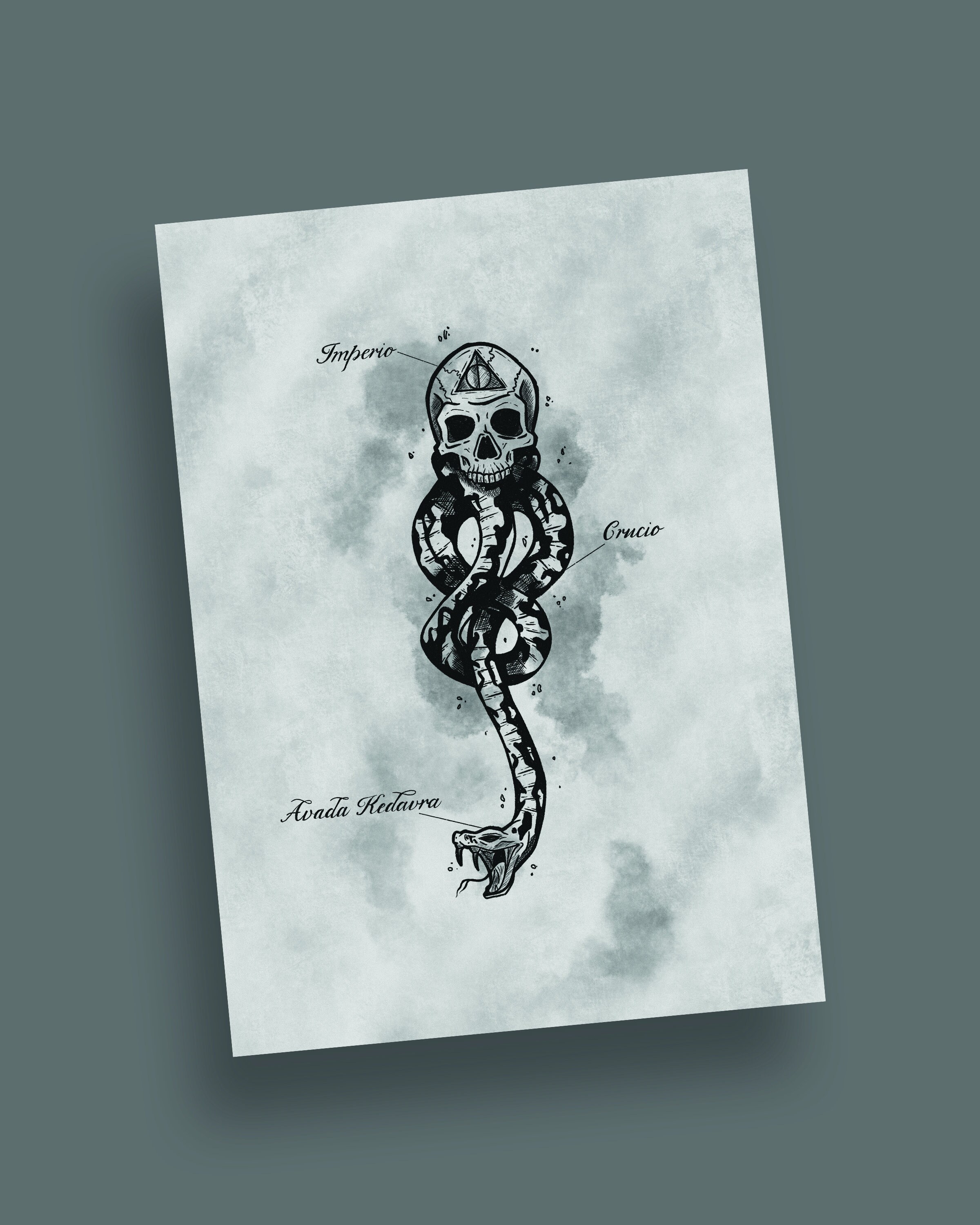 A3 Dark Mark Poster - Digital Download - Etsy