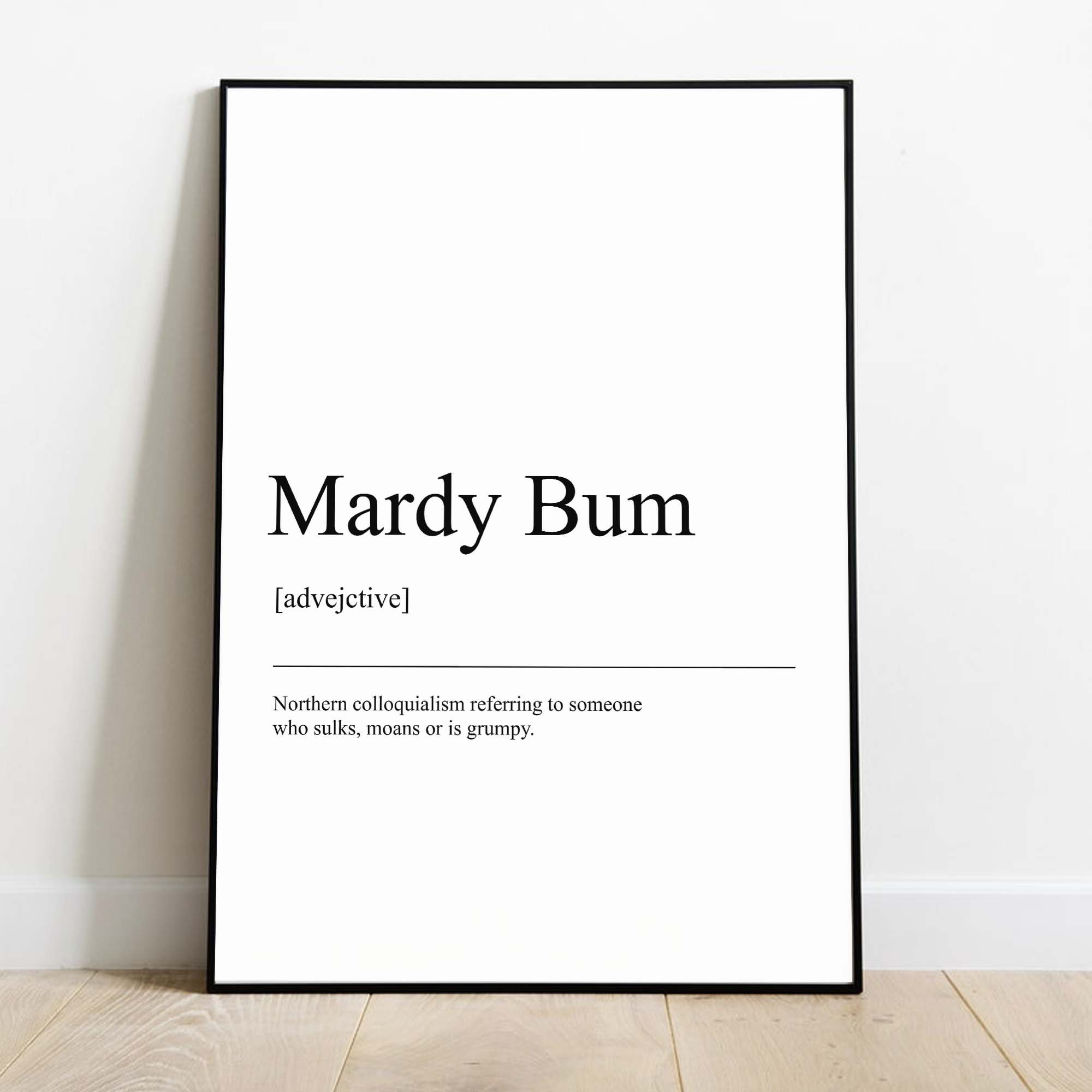 Northern Definitions Dictionary Wall Art Manchester, Digital ...