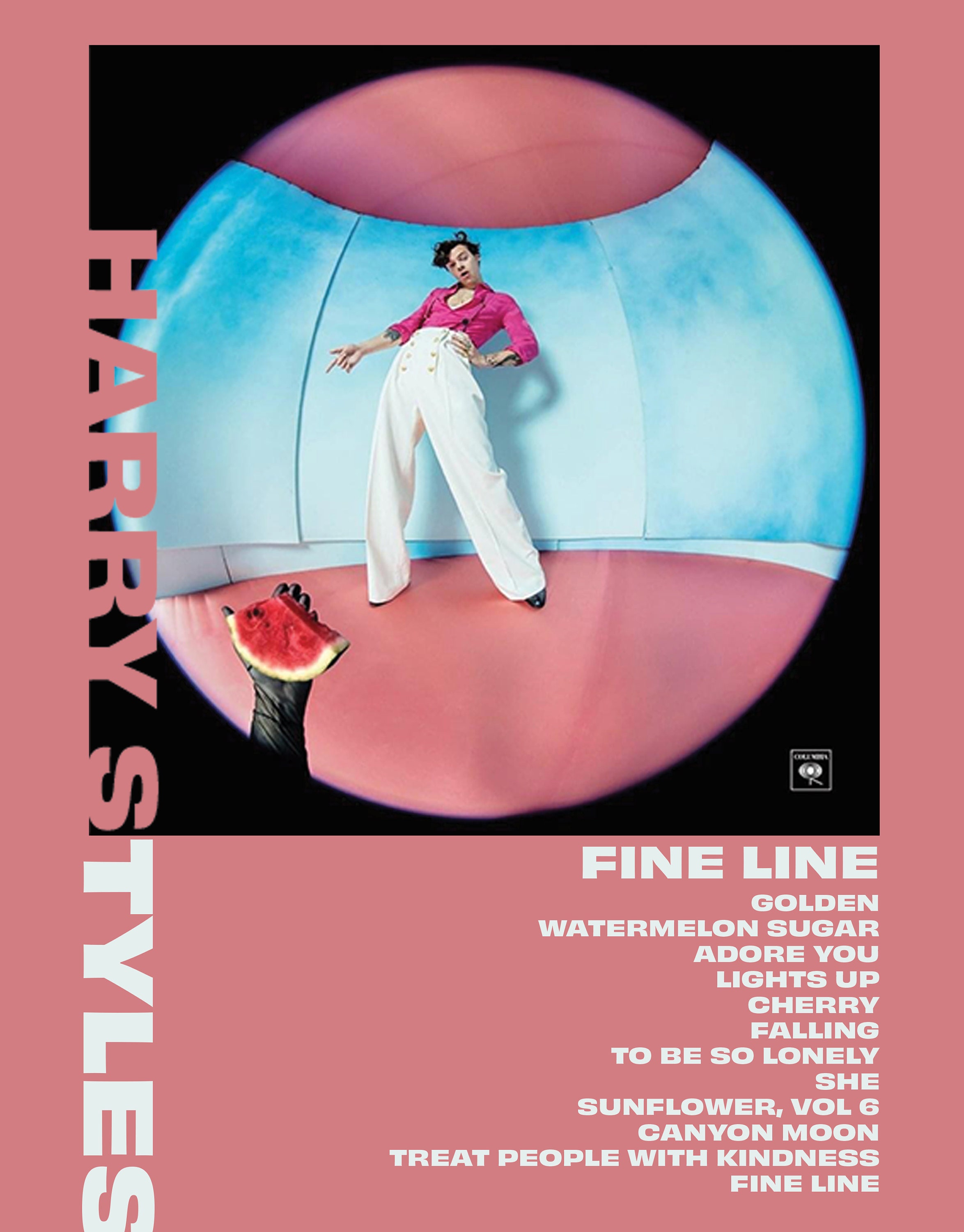 Fine Line Harry Styles 8 X 10 Album Poster Etsy Australia