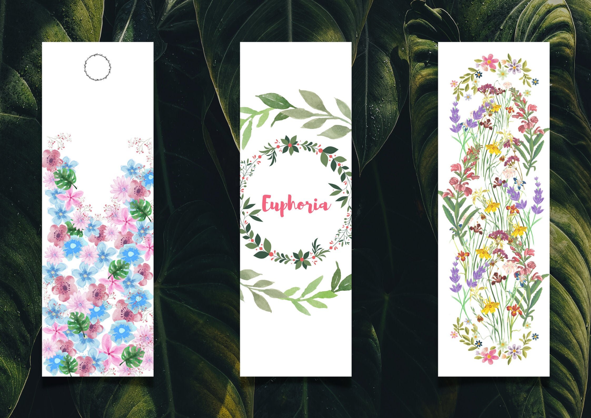 Printable Bookmarks Instant Download Nature Themed | Etsy Printable Bookmarks Instant Download Nature Themed | Etsy