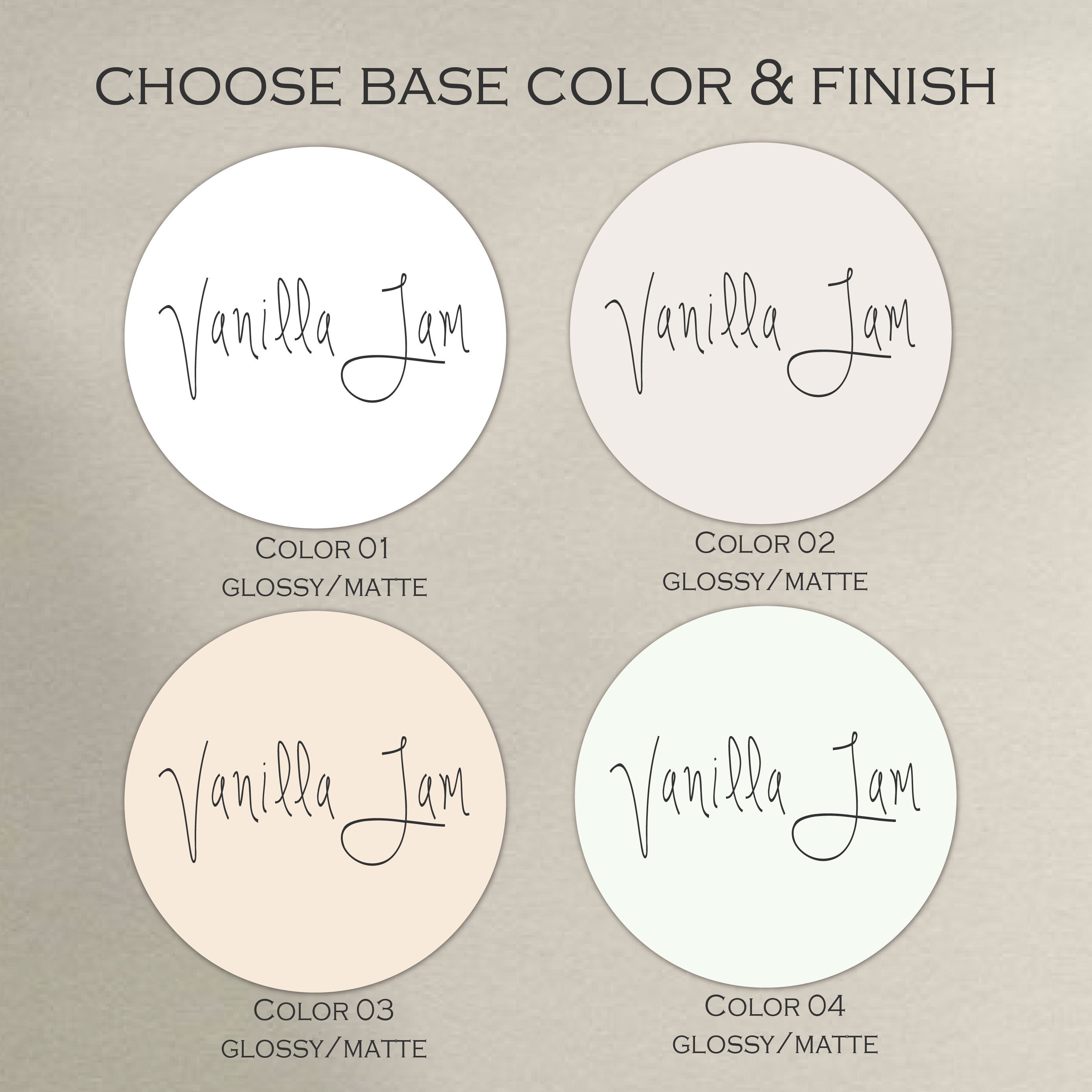 Cake Flavour Stickers Personalised Cake Business Stickers - Etsy