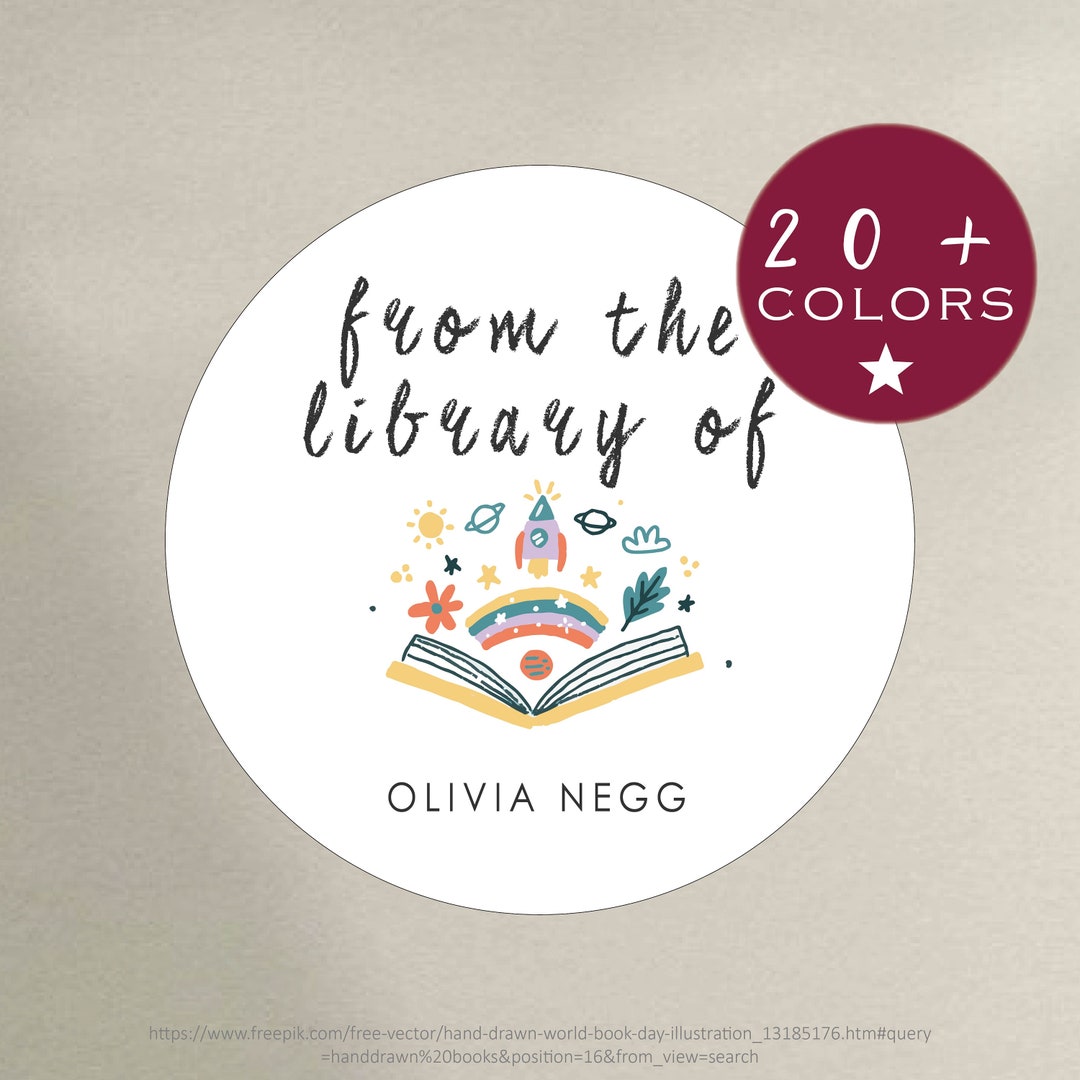 Children's Book Labels | From the Library of Stickers | Ex Libris Book ...