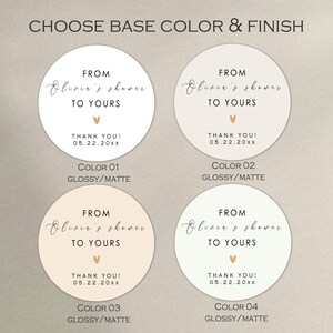 Bridal Shower Favor Labels | From My Shower to Yours Favor Stickers ...